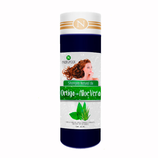 SHAMPOO DE ORTIGA CON ALOE VERA 240 ML – Naturcol
